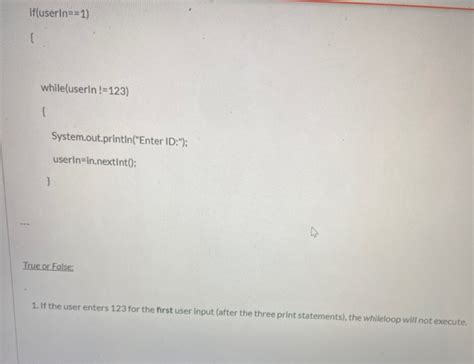 Solved Assuming The Code Fragment Given Below Is Part Of