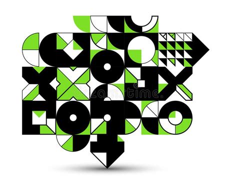 Abstract Geometric Pattern Vector Background Isolated Tech Style