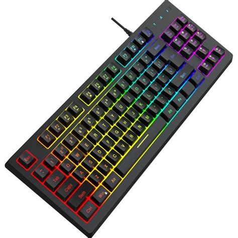 87keys Wired Gaming Keyboard Indicator Light For Office Notebook