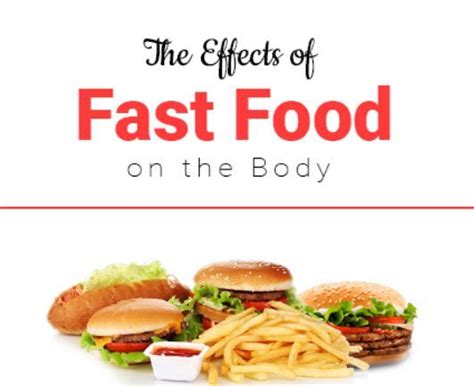 Fast Food Effects On Body Faqs