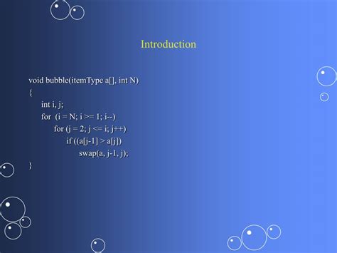 Ppt Animation Of Bubble Sort Powerpoint Presentation Free Download
