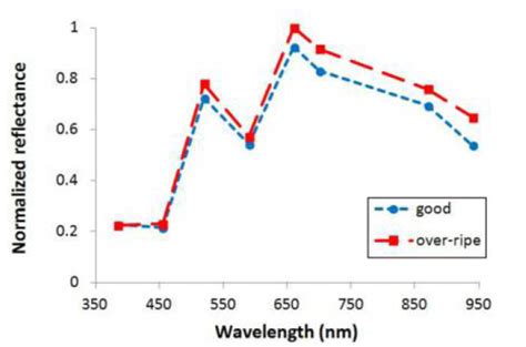 computer vision how to compute reflectance from an image given a wavelength python stack