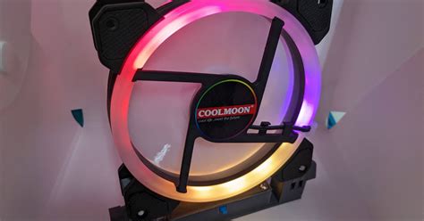arduino powered rgb pc fan by facelesstech download free stl model
