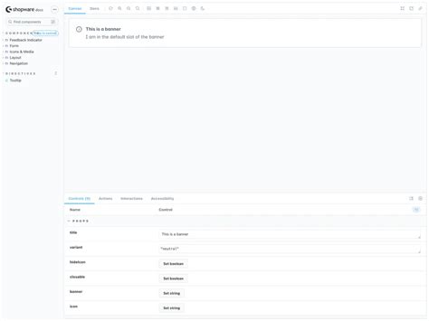 Meteor Component Library By Shopware A Vue Template Built At Lightspeed