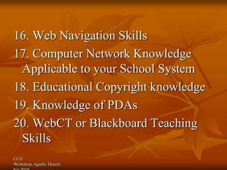 Basic Ict Skillsccodec PPT