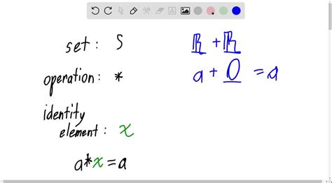 solved if is an operation on a set s the element x such that a x