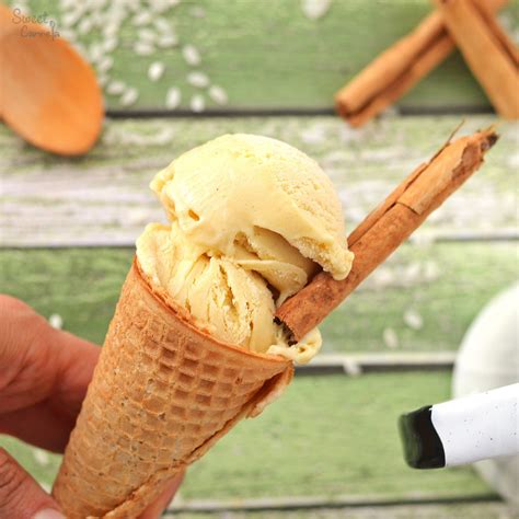 Horchata Ice Cream Helado De Horchata Sweet Cannela