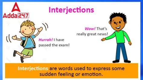 Interjections Meaning Definition Examples Rules Types