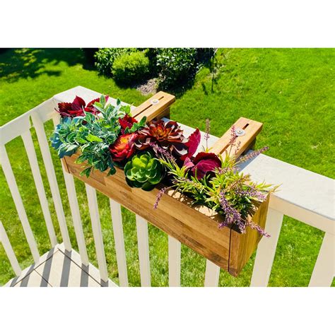 Simple Rail Planter Box O Brylane Home