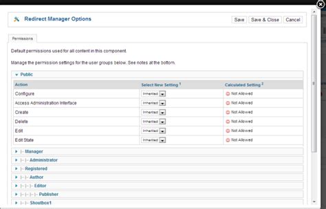 Help25 Components Redirect Manager Joomla Documentation