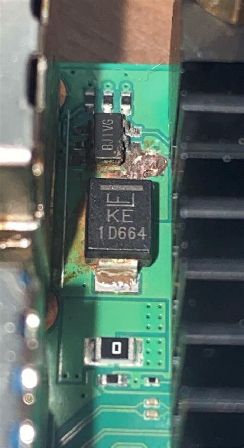My Raspberry Pi 4 Broke Anyone Know What Part This Is I Think Its A Diode R Raspberry Pi