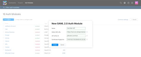 Saml 20 Auth Module Hub Documentation