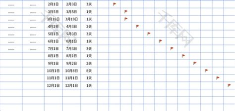 营销活动排期表excel模板千库网excelid：182926