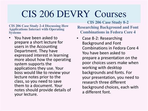 Ppt Cis 206 Devry Courses Uoptutorial Powerpoint Presentation Free