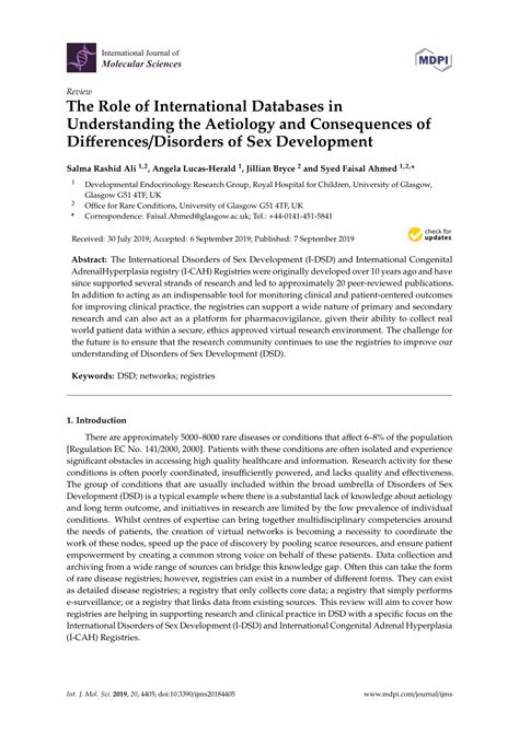 Pdf The Role Of International Databases In Understanding The