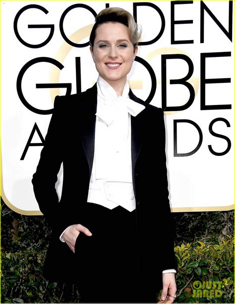 Evan Rachel Wood Wears Suit To Golden Globes 2017 Says Dresses ‘arent
