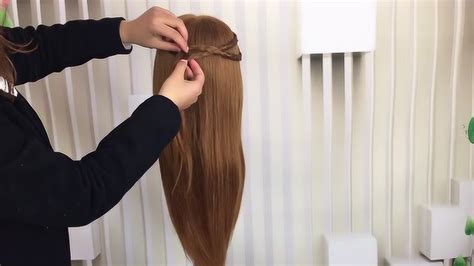 特别简单的细麻花辫半环绕式发型编发教程 高清1080p在线观看平台 腾讯视频