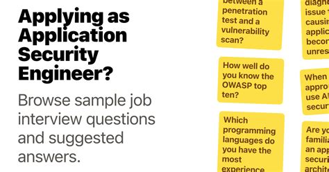 application security engineer interview questions