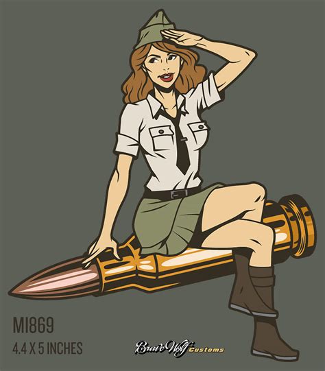 Military Pin Up Girl Drawings