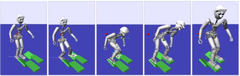 The Humanoid Robot Traversing A Terrain With Stepping Stones Of Download Scientific Diagram