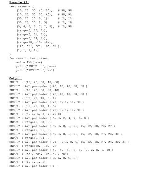 Solved Pythonavl Insertion Removeno Built In Python