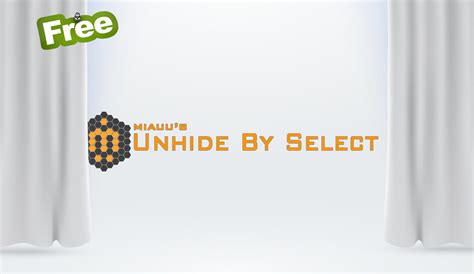 Unhide By Select Miauus Scripts And Tools For 3ds Max