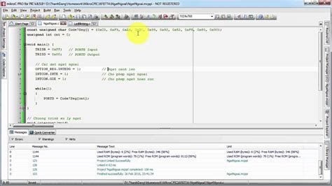 Mikroc And Pic16f877a Ngắt Ngoài Youtube