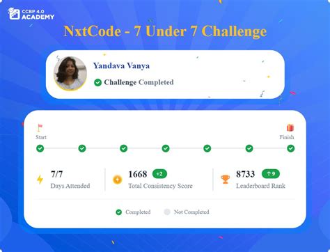 Nxtcode7under7challenge Nxtwave Nxtcode Nxtwave Ccbp Ccbpians Vanya Yandava