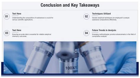 Conclusion And Key Takeaways Analytical Chemistry Ppt Example St Ai Ss Ppt Example