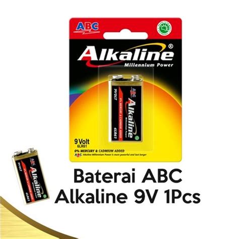 Jual Battery Alkaline 9v 6lr61 Baterai Batre Alkaline Kotak 9 Volt Batre Multimeter