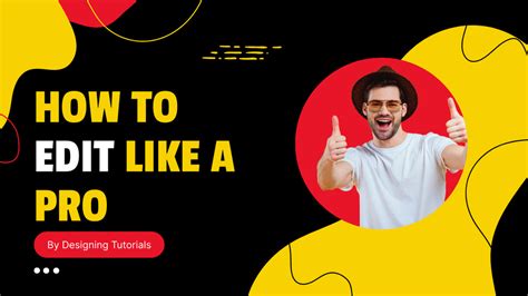 Designing Tutorials Online Youtube Thumbnail Template Vistacreate