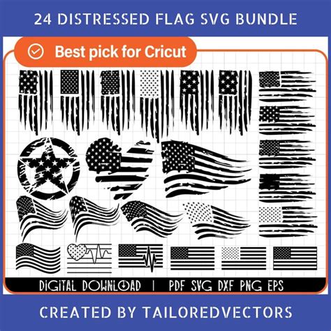 Distressed Flag Svg Bundle Masterbundles