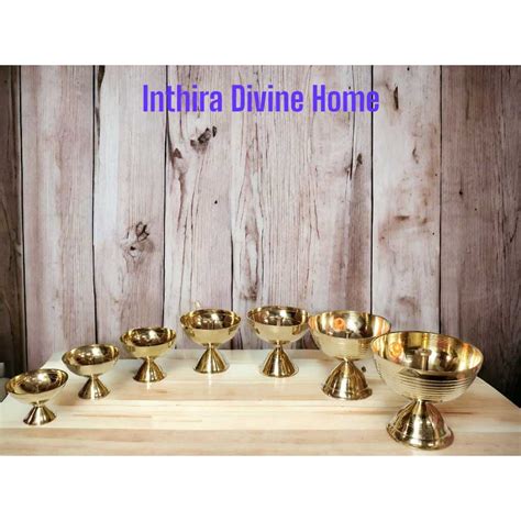 Brass Nandha Deepam Akhand Diya For Puja With Free Wicks Shopee