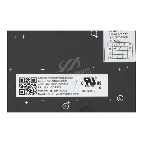 Keyboard With Pointstick Backlight For Lenovo Thinkpad X Swedish Version Black Ori