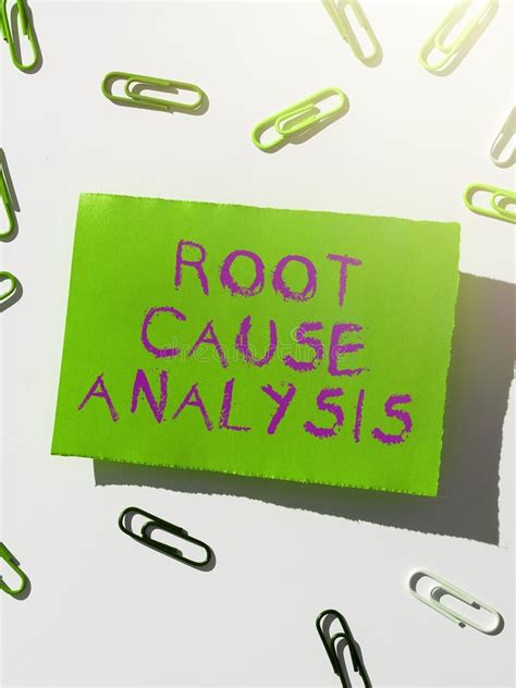 Text Sign Showing Root Cause Analysis Business Showcase Method Of Problem Solving Identify