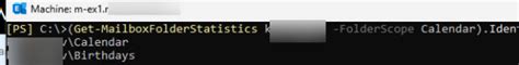 Check Exchange Mailbox Folder Size With Get MailboxFolderStatistics