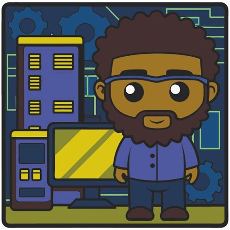 Technology Concept Flat Vector Style Illustration Featuring Firmware Design Elements Premium