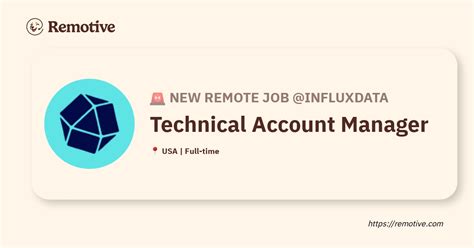 [hiring] technical account manager influxdata