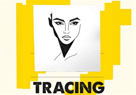Tracing Abstract Minimalist Portrait Cupixel