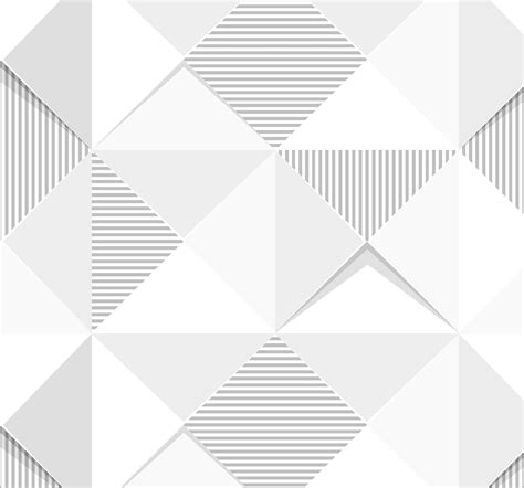 3d 흰색 사각형 사무실 방 벽지 Tenstickers