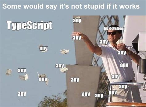 javascript on linkedin typescript any 99 comments