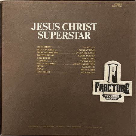 Andrew Lloyd Webber And Tim Rice Jesus Christ Superstar A Rock Opera