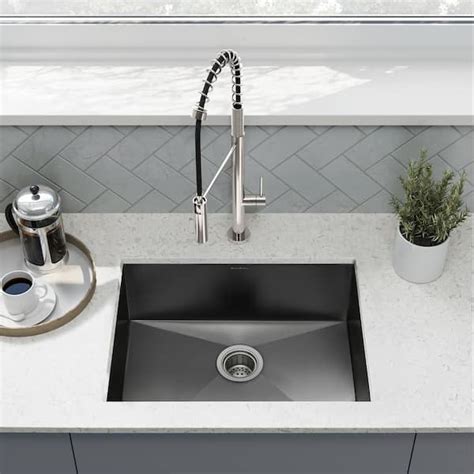 Swiss Madison Tourner Stainless Steel 27 In Single Bowl Undermount