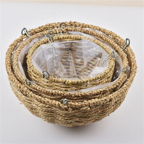 Badu Bg Горещи продажби 100 градинска висяща ръчно изработена макраме закачалка за растения