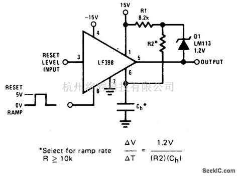 基础电路中的变复位能级斜坡发生器 将睿