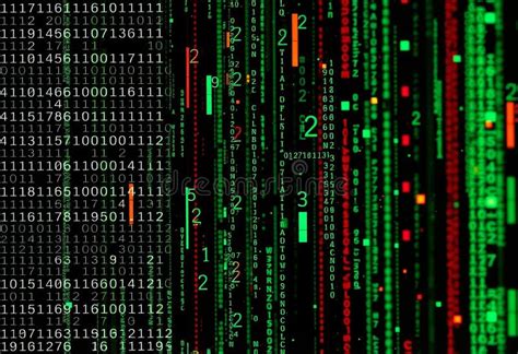 Matrix Code ASCII Digital Collage ASCII Art Forms The Structure Stock Photo Image Of Code