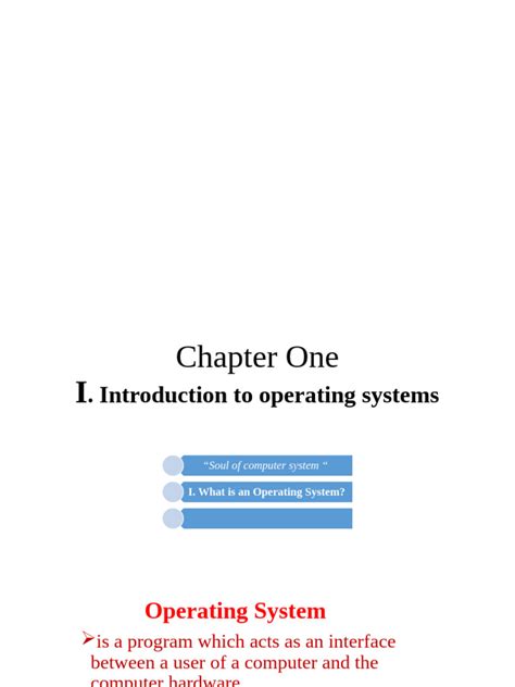 Chapter 1 Os Pdf Operating System Process Computing