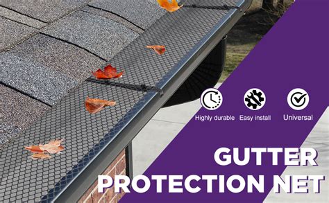 Mxclimate Gutter Guard 6plastic Diy Gutter Cover System 80ft