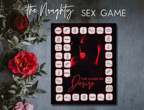 Naughty Sex Board Game Printable Sex Game Perfect Gift For Etsy