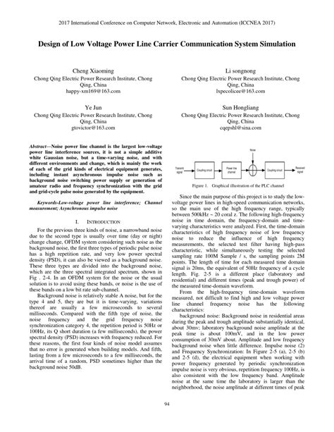 Pdf Design Of Low Voltage Power Line Carrier Communication System Simulation